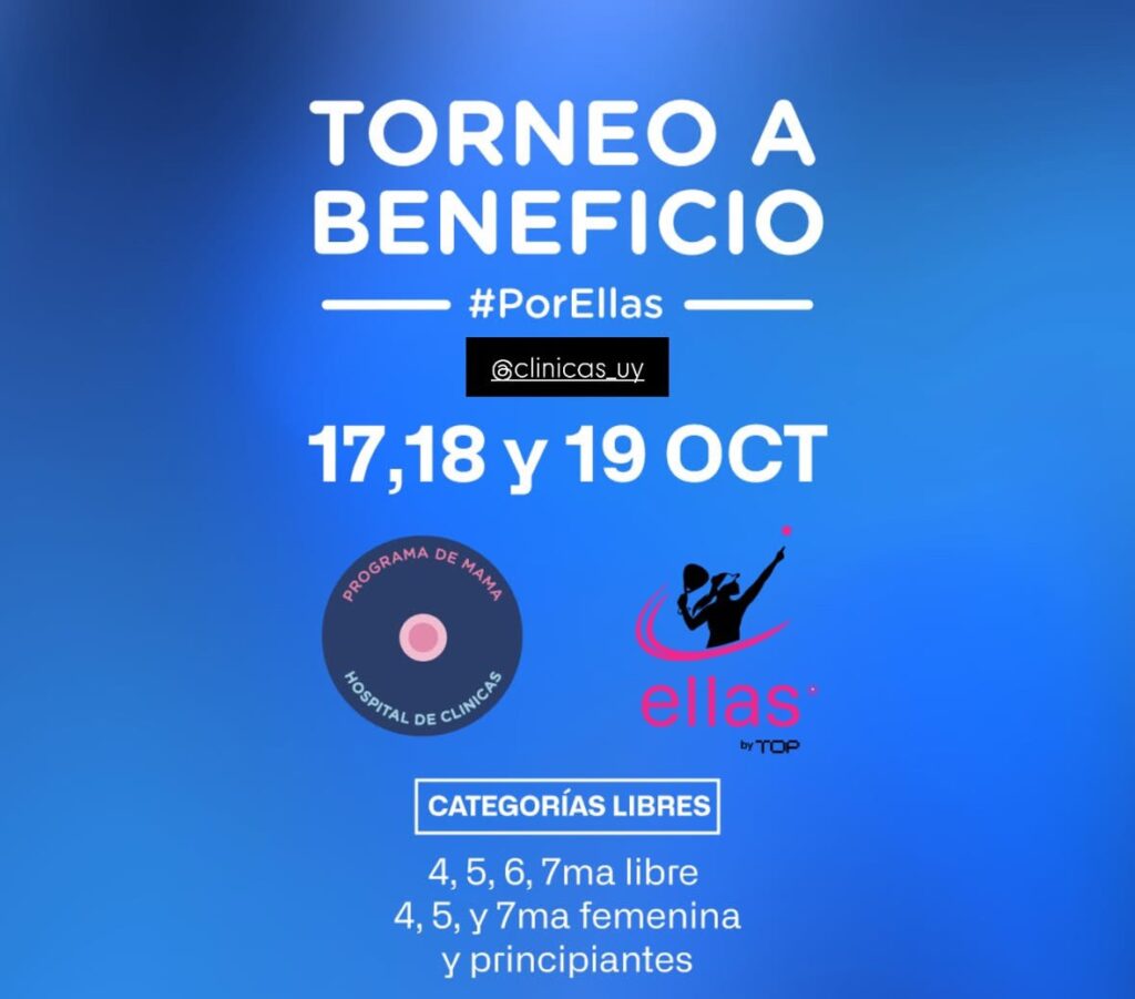 Torneo a beneficio Hospital de Clínicas - Top Padel Fit Center